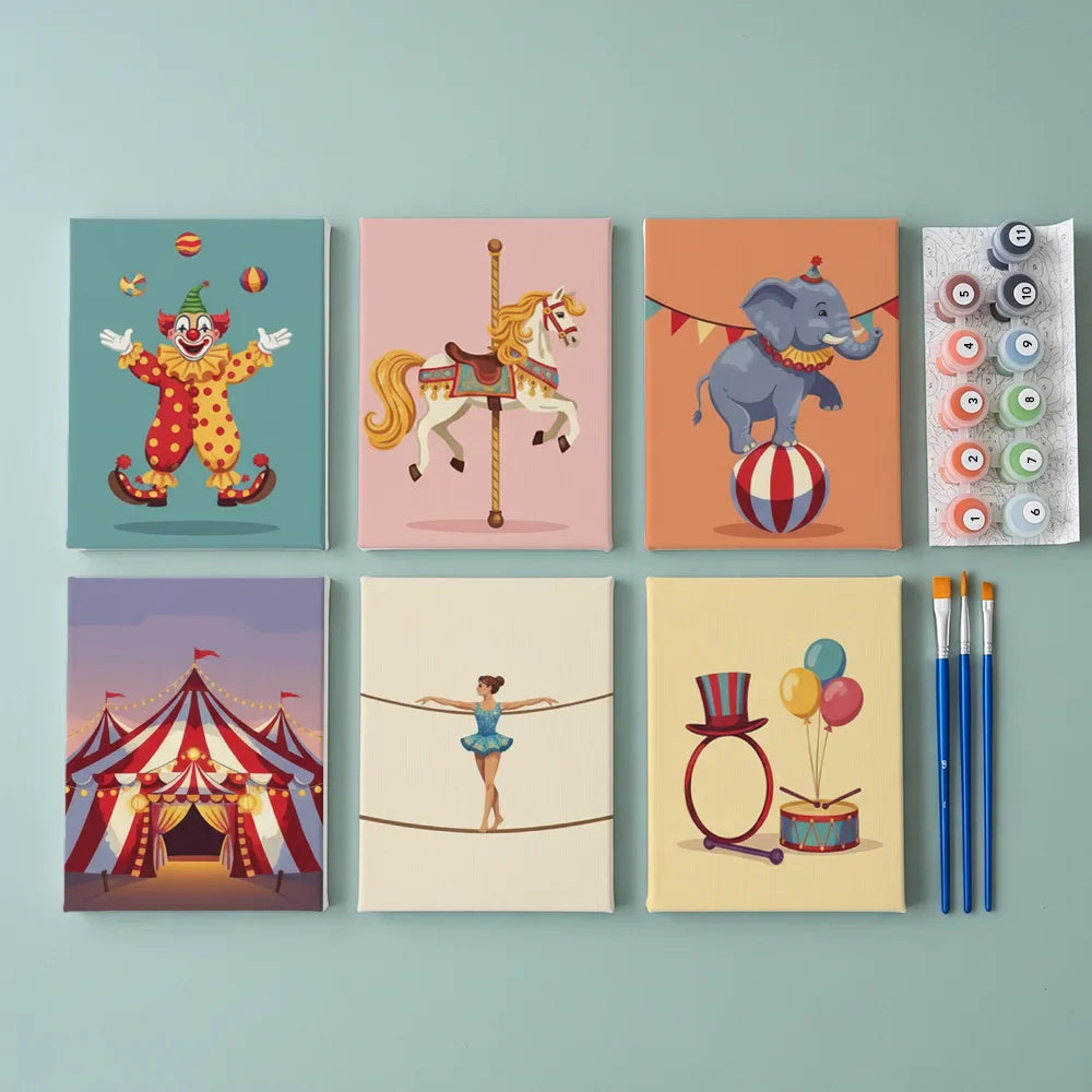 circus themed numbers